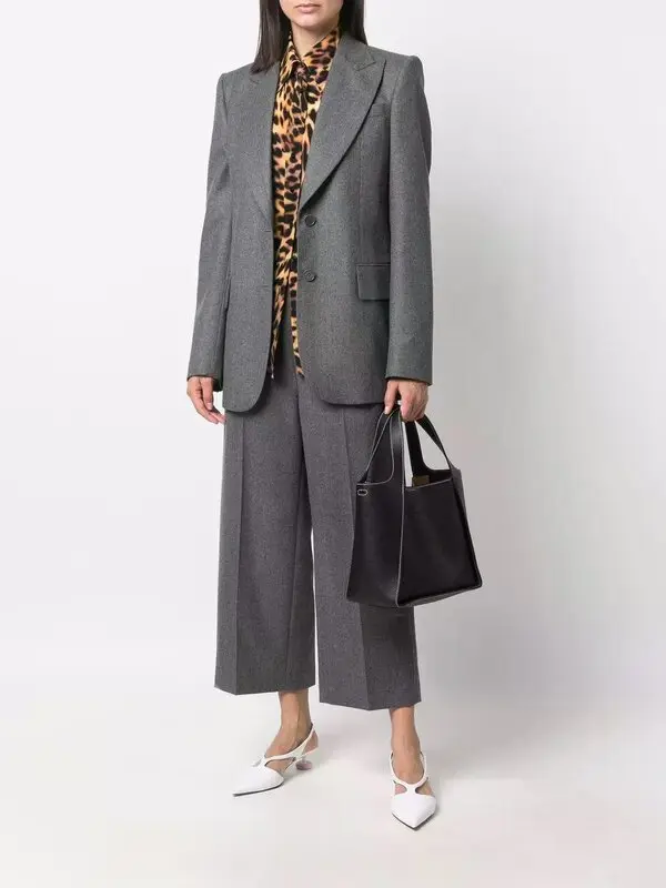Stella McCartney Cropped Flannel Trousers
