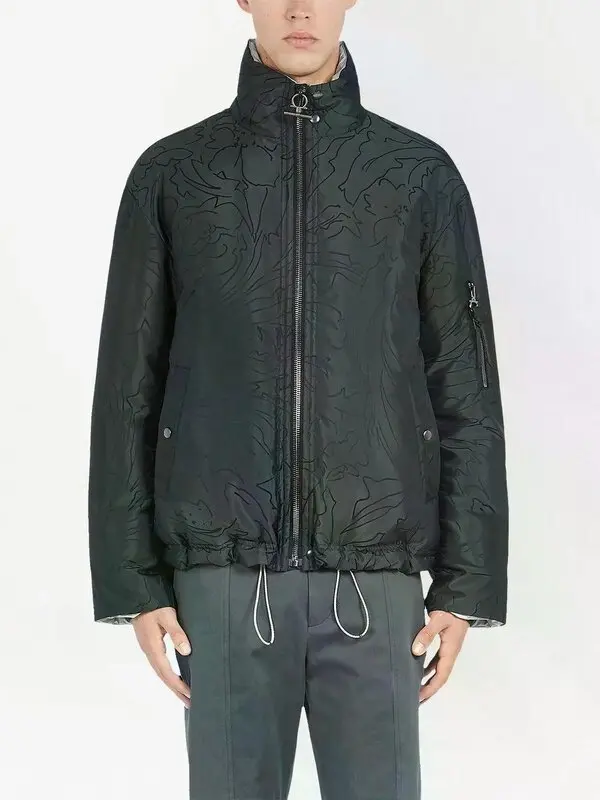 FERRAGAMO Floral-print Bomber Jacket