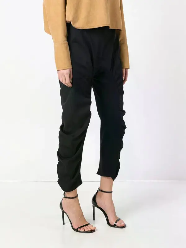 Stella McCartney Ruched Cropped Trousers