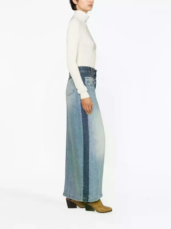 Stella McCartney Panelled Denim Maxi Skirt