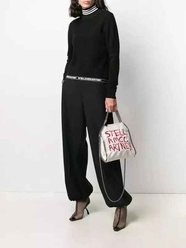 Stella McCartney Logo-waistband Balloon Trousers