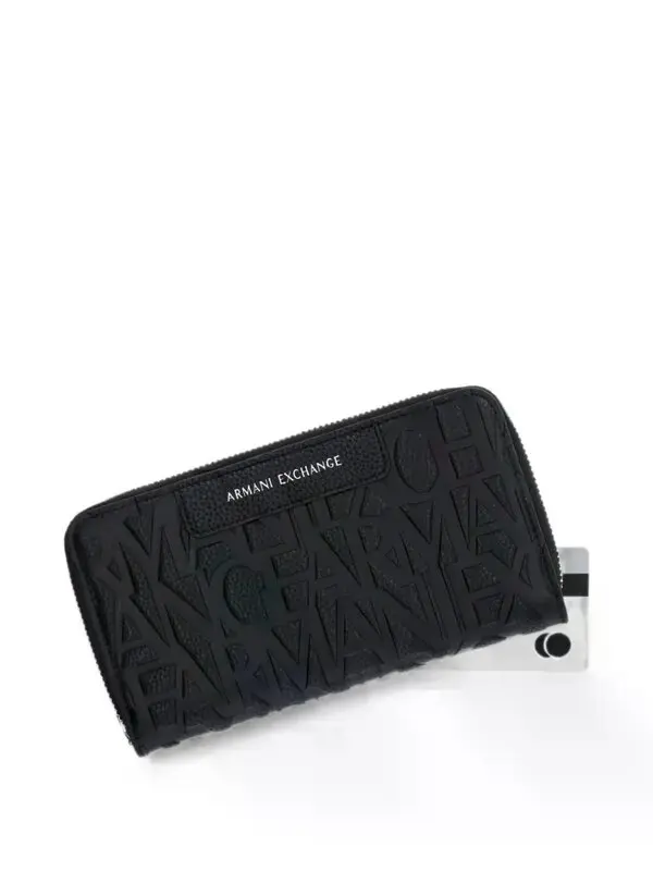 Armani Exchange Logo-embossed Continental Wallet