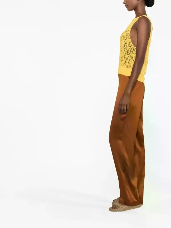 Stella McCartney Pointelle-knit Sleeveless Top