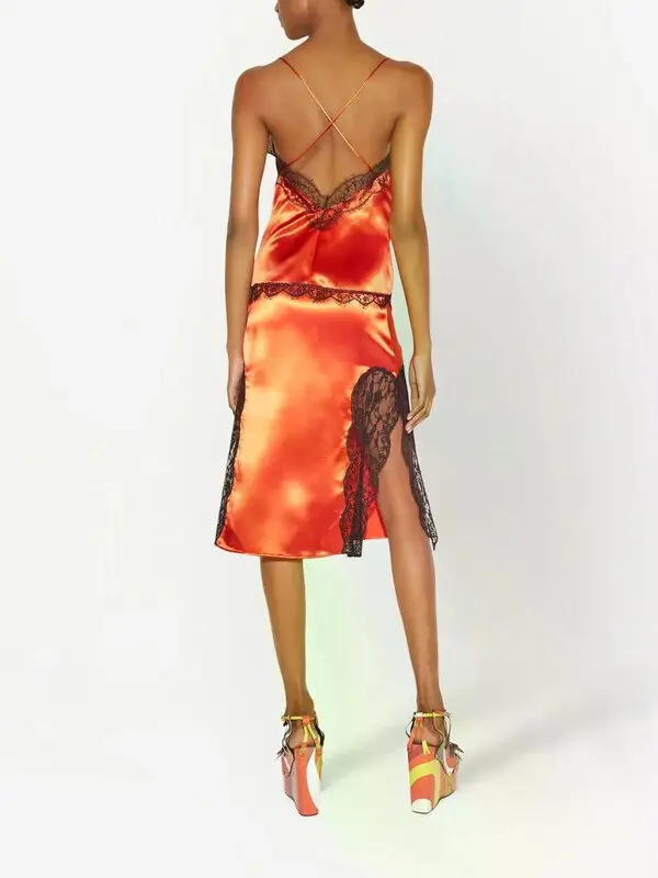 Emilio Pucci Lace-embroidered Midi Skirt