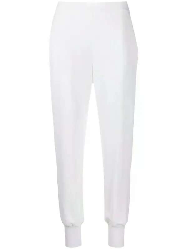 Stella McCartney Elasticated-waist Tapered Trousers - Neutrals