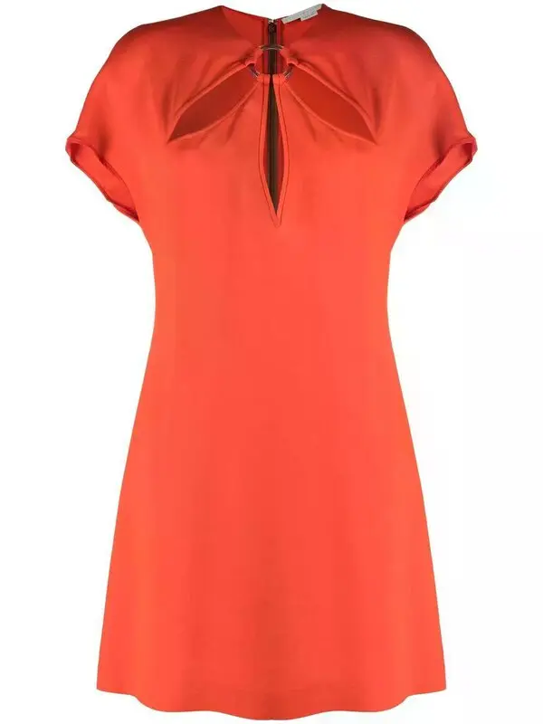 Stella McCartney Cut-out Detail Minidress - Red