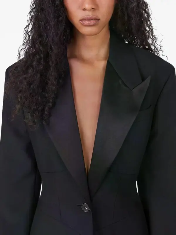 Stella McCartney Single-breasted Corset-style Wool Coat