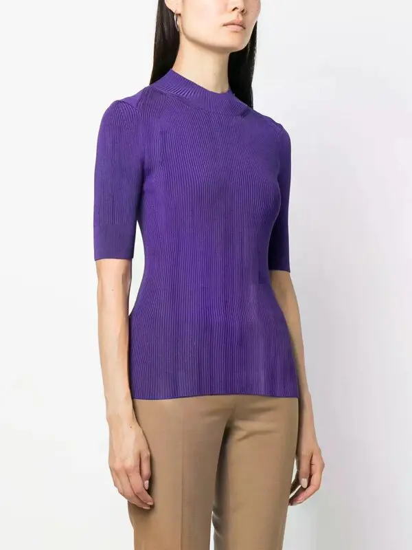 Stella McCartney High-neck Ribbed Top