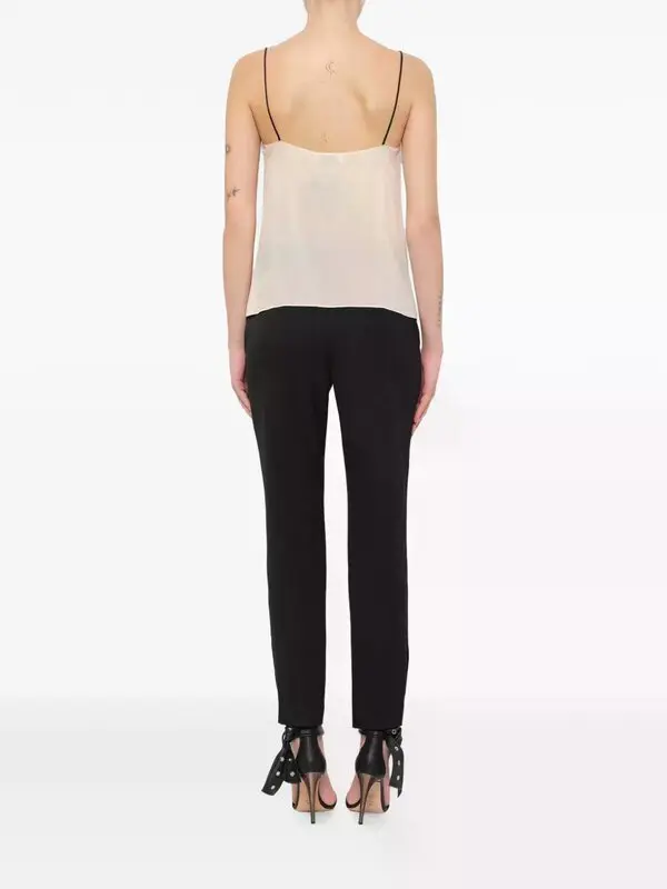 LANVIN Chevron-panel Camisole Top