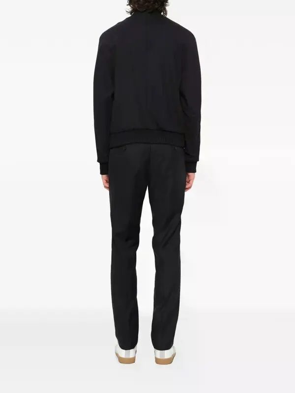 WOOYOUNGMI Zip-up Ribbed-trim Jacket