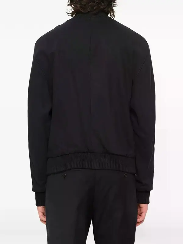 WOOYOUNGMI Zip-up Ribbed-trim Jacket