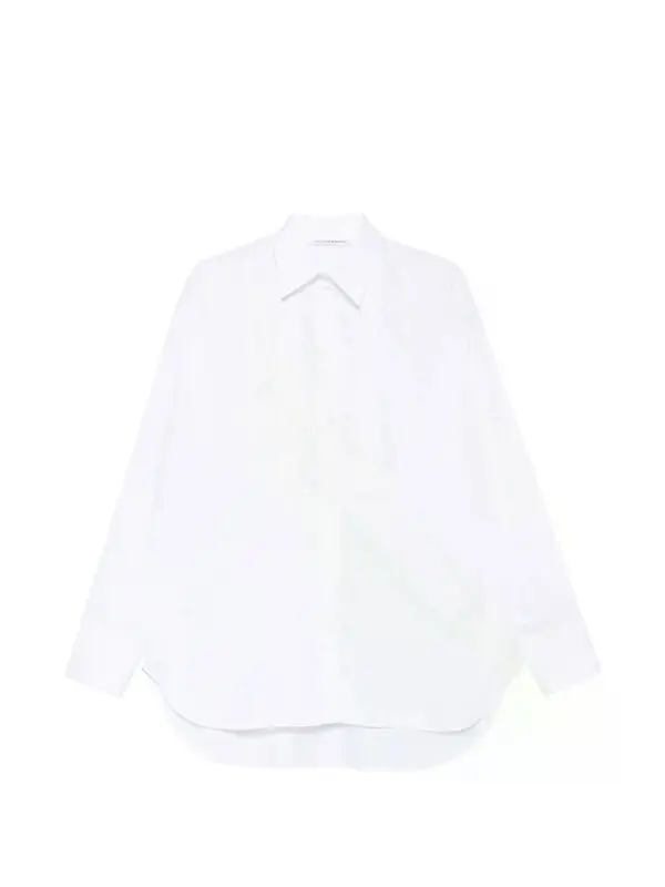 Ermanno Scervino Pintuck-detail Oversized Shirt - White
