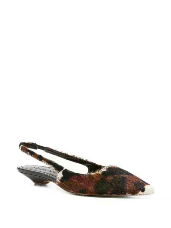 AUGUSTA Harper Calf-hair Pumps - Brown