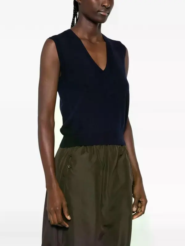 A.p.c. V-neck Knitted Vest