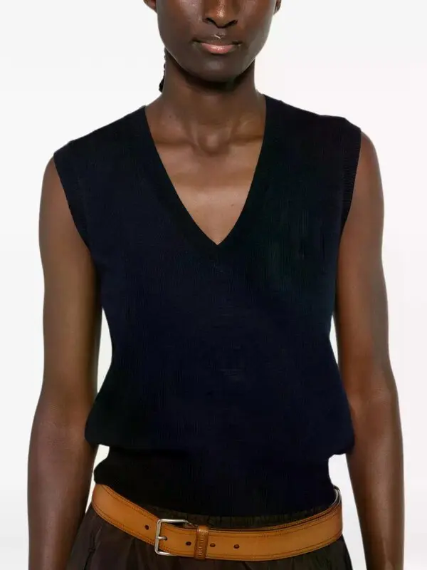 A.p.c. V-neck Knitted Vest