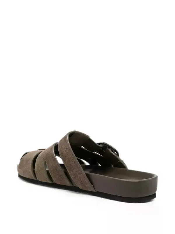 SERGIO MORETTI FIRENZE Buckle-fastening Caged Sandals