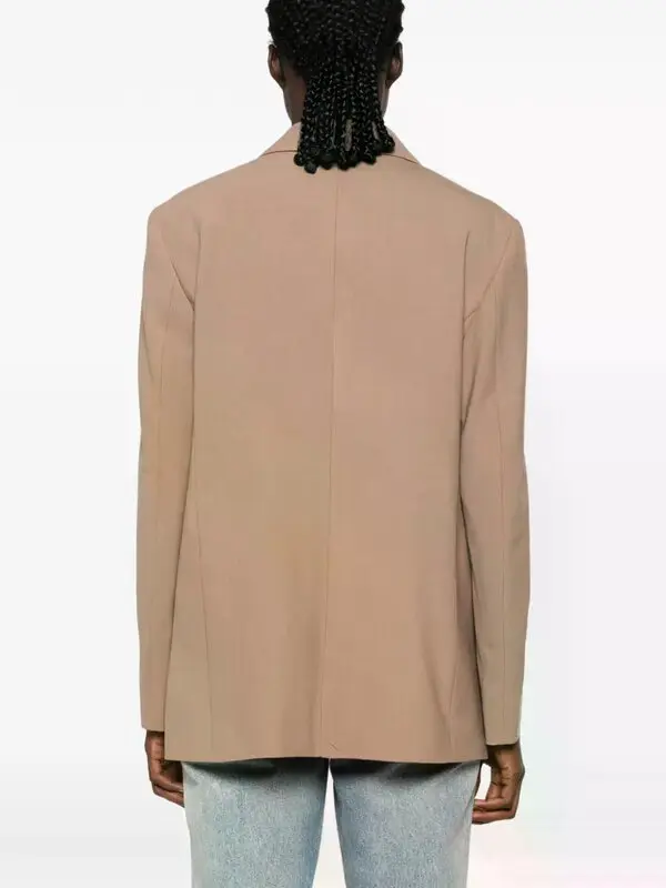 Closed Single-breasted Notched-lapels Blazer