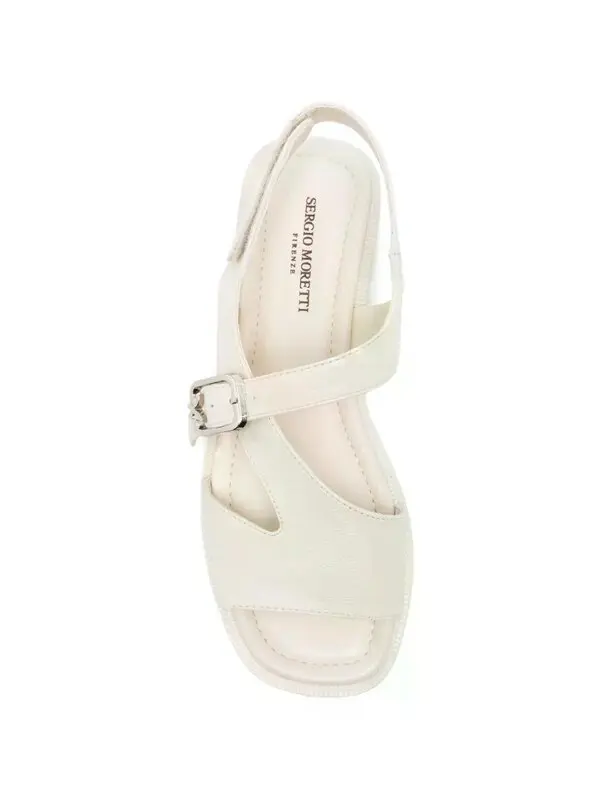 SERGIO MORETTI FIRENZE Flat Buckle Fastening Sandals