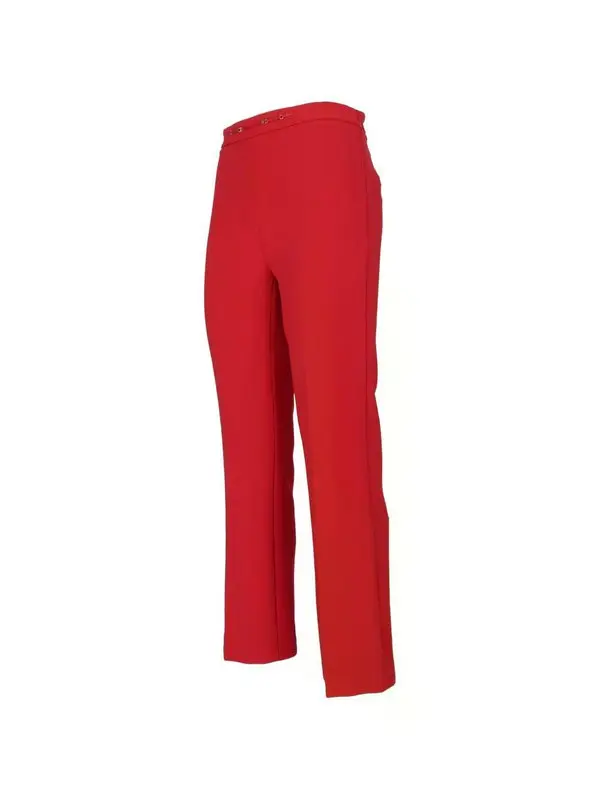 Elisabetta Franchi Straight-leg Trousers With Gold-tone Hardware