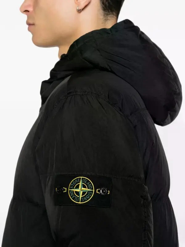 Stone Island Compass-patch Quilted Jacket
