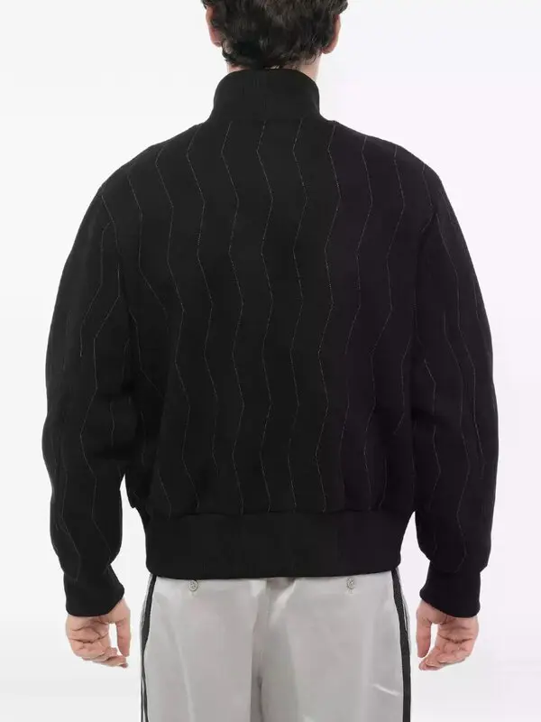 Neil Barrett Embroidered Zip-up Sweatshirt