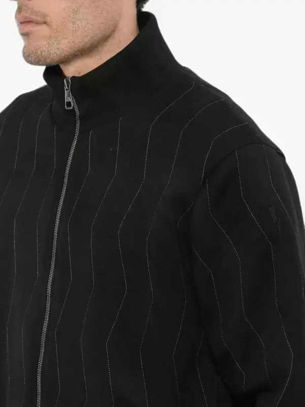 Neil Barrett Embroidered Zip-up Sweatshirt