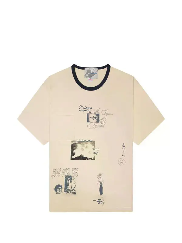JUNGLES JUNGLES Graphic-print T-shirt - Neutrals