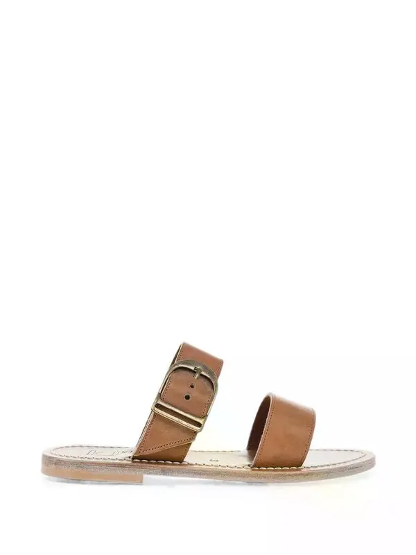 K.JACQUES Buckle-fastening Leather Sandals - Brown