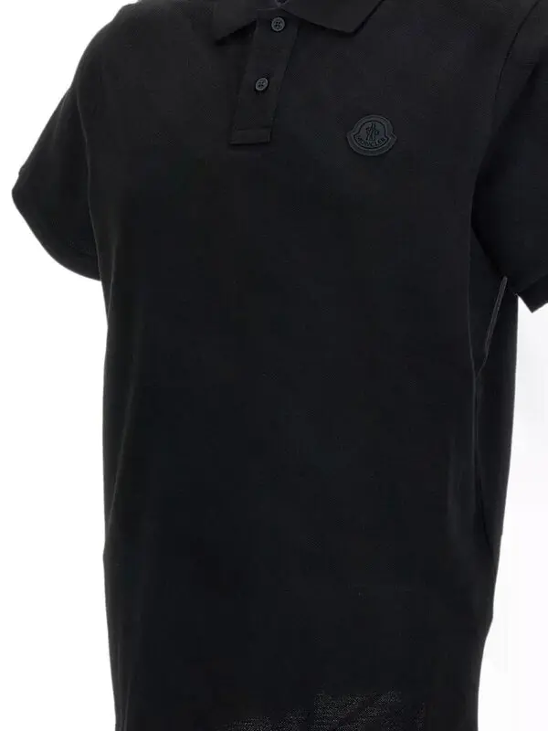 Moncler Logo-patch Piqué Polo Shirt