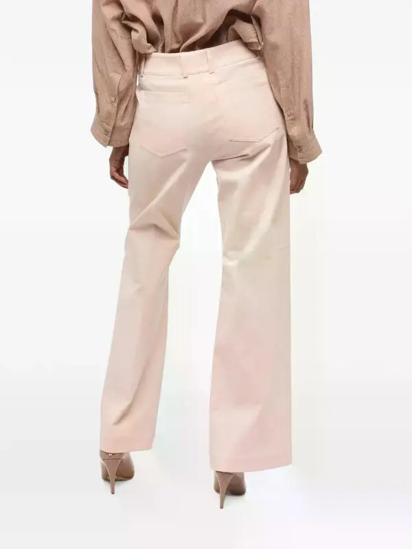 QL2 QUELLEDUE Wide-leg Patch-pocket Trousers