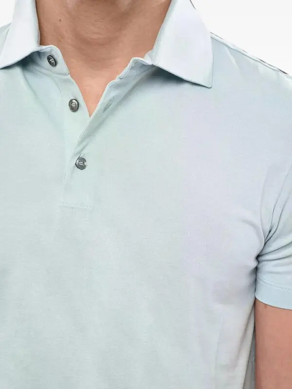 Malo Short-sleeve Button-down Polo Shirt