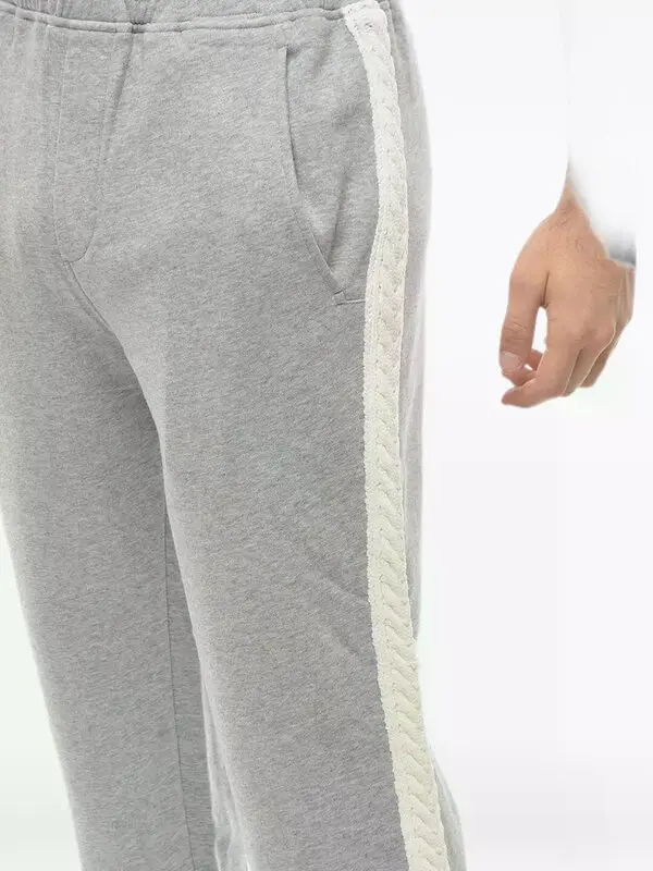 Neil Barrett Cable-knit-stripe Track Pants