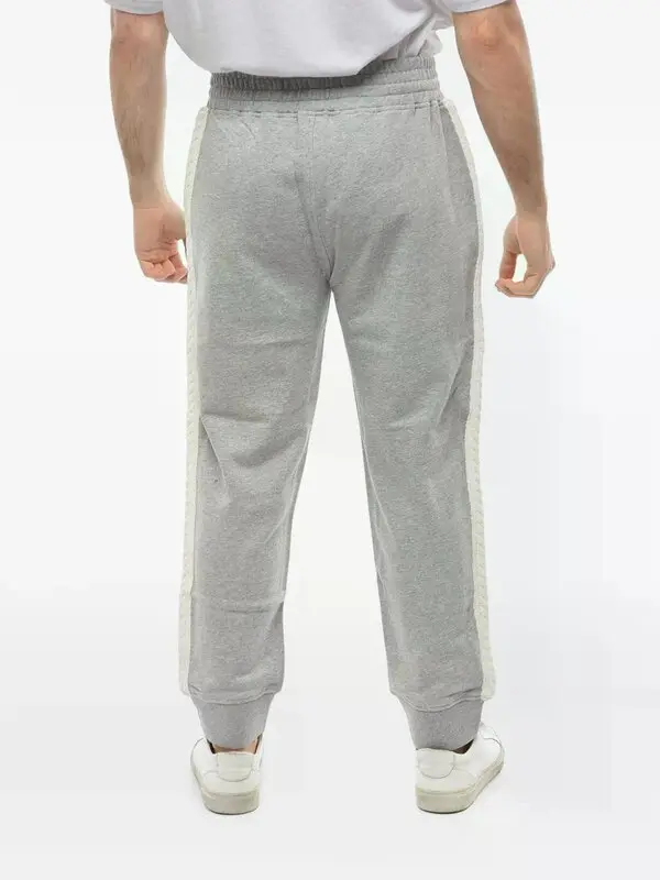 Neil Barrett Cable-knit-stripe Track Pants