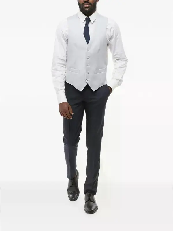 Corneliani Single-breasted Welt-pocket Waistcoat