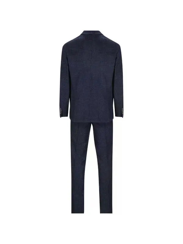 Brunello Cucinelli Check Double-breasted Suit