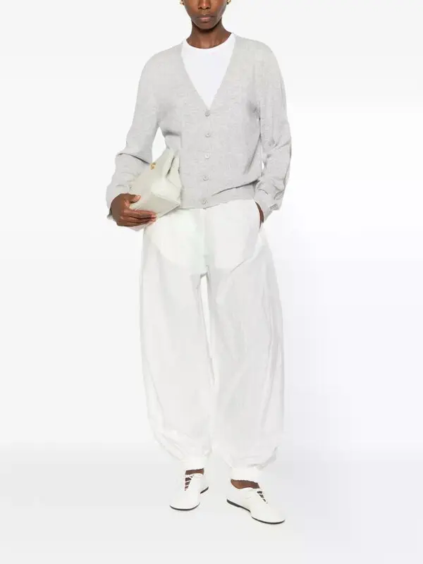Fabiana Filippi V-neck Cardigan - Grey