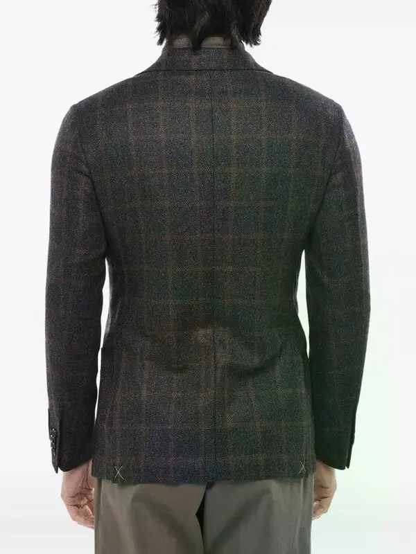 Corneliani Checked-pattern Single-breasted Blazer