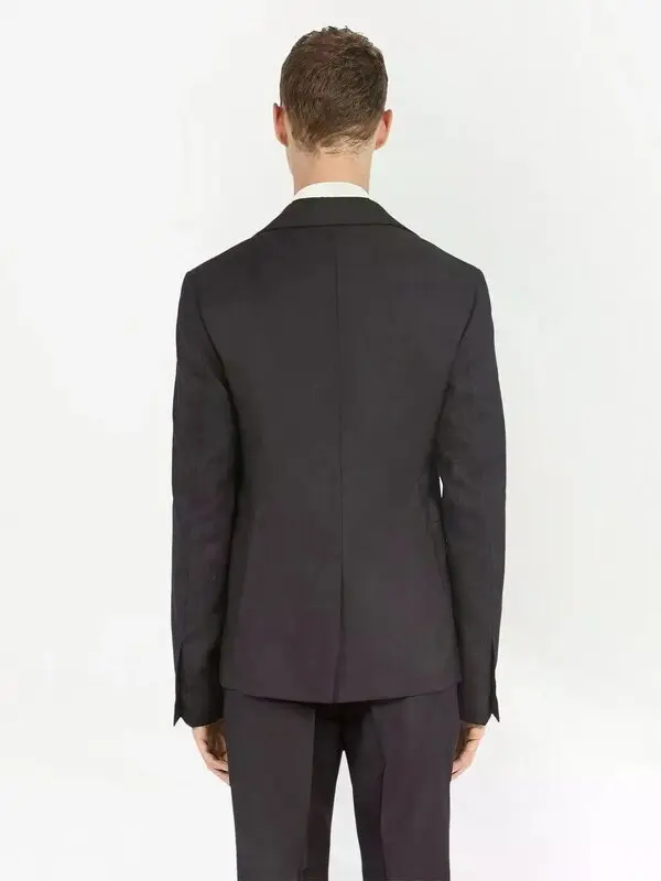 FERRAGAMO Waistcoat-detail Single-breasted Blazer