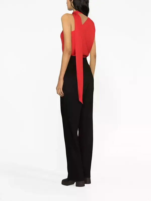 Stella McCartney One-shoulder Neck-strap Blouse - Red