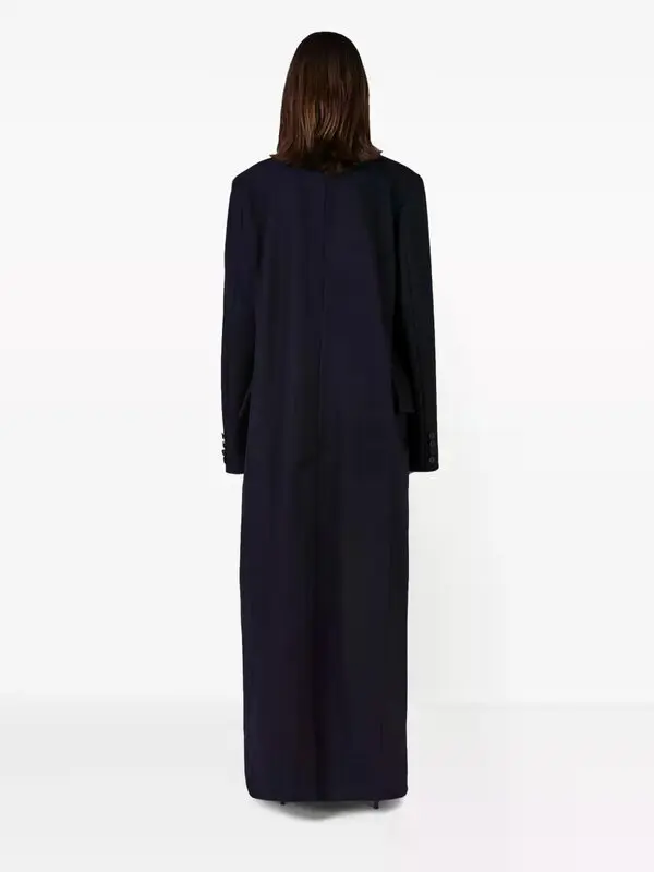 Stella McCartney Felted Wool Double-breasted Coat - Blue