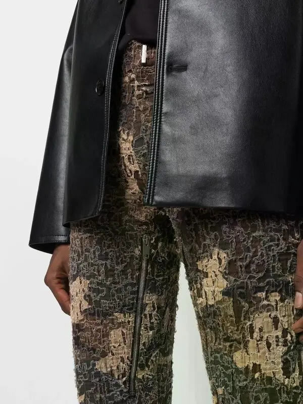 Givenchy Camouflage-print Straight-leg Trousers