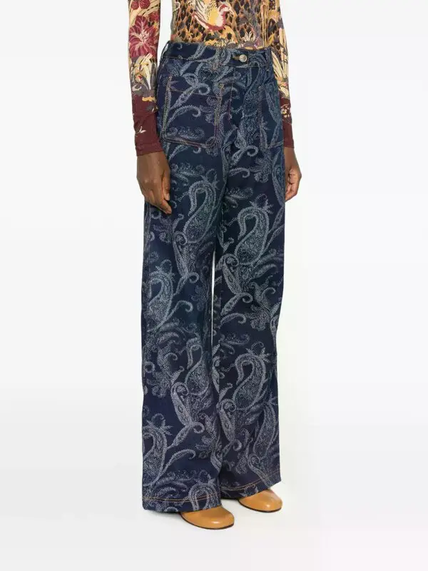 Etro Paisley-print Jeans