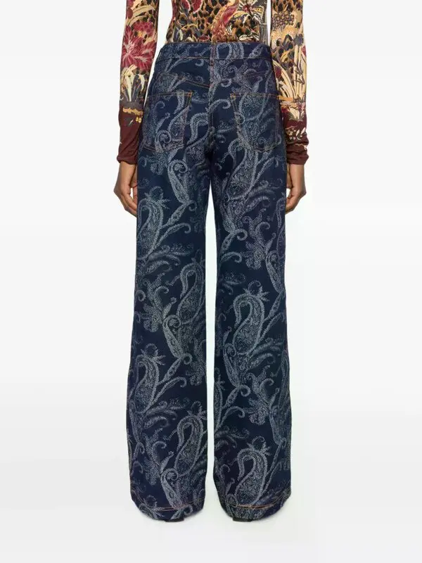 Etro Paisley-print Jeans