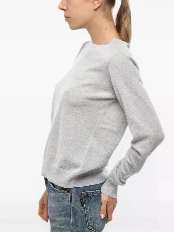 Malo Crew-neck Long-sleeve Wool Sweater