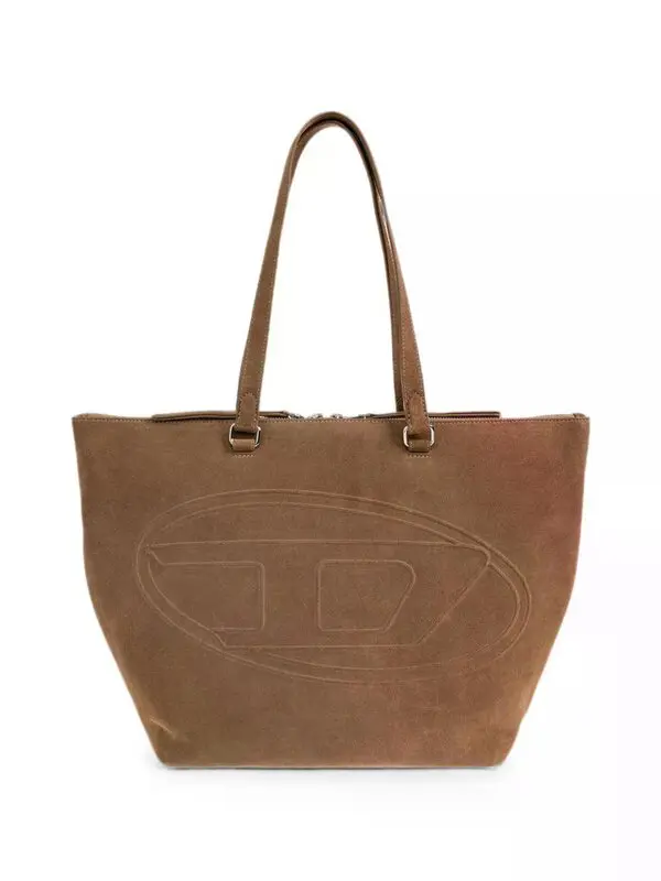 DIESEL® 1dr Dome Debossed-logo Tote Bag - Brown