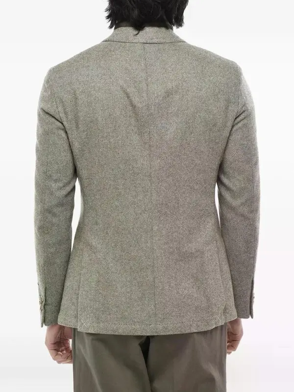 Corneliani Single-breasted Wool-blend Jacket
