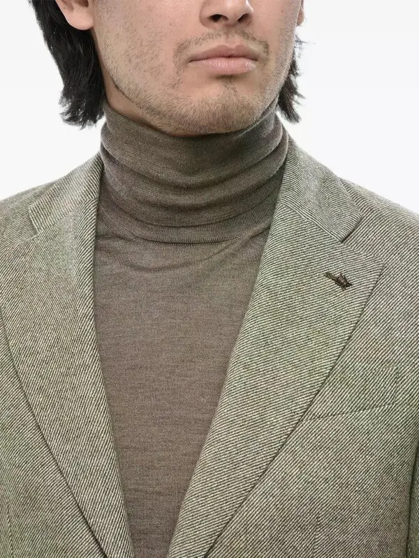 Corneliani Single-breasted Wool-blend Jacket