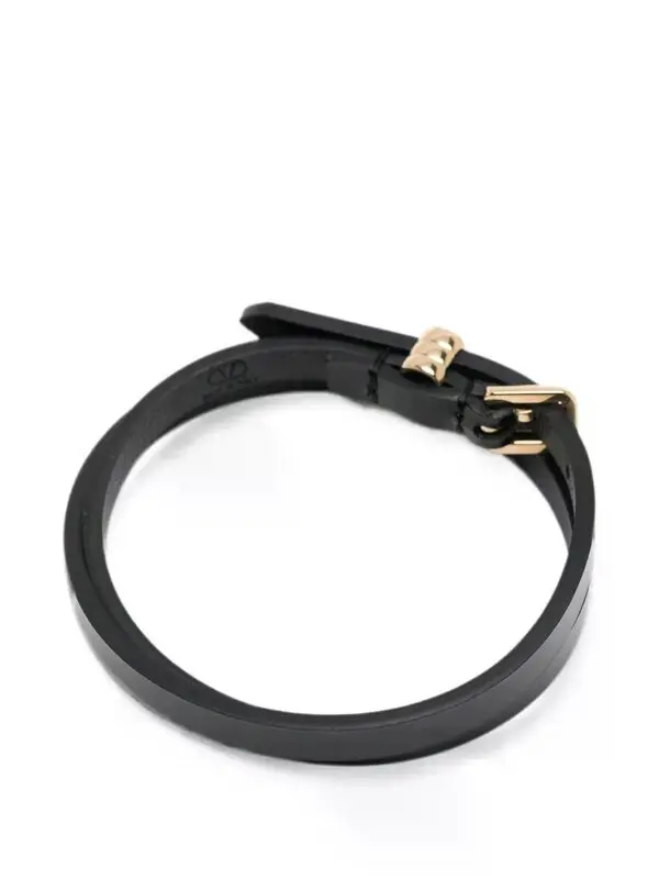 Valentino Garavani Vlogo Signature Leather Bracelet