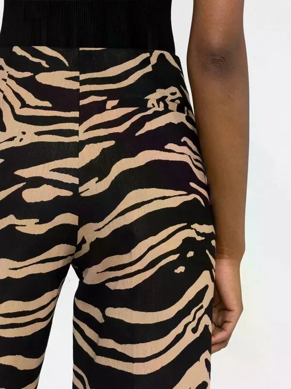 Stella McCartney High-waisted Contrasting Colour Trousers