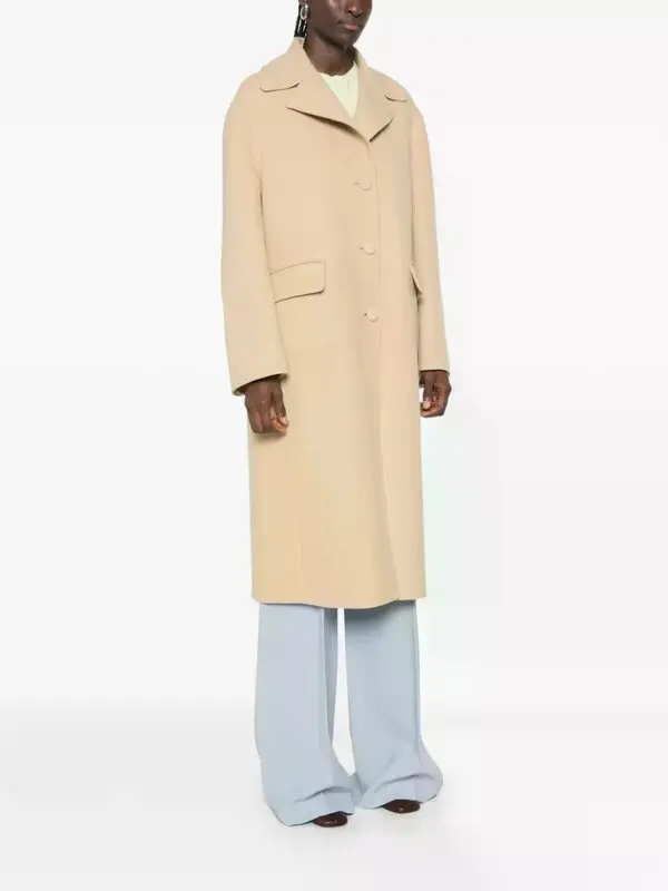 Ermanno Scervino Single-breasted Flap-pocket Coat